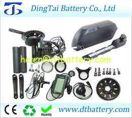 China BBS03/BBSHD 8Fun 48V 1000W mid drive motor kit with 48V 17.5Ah Li-ion USB tiger shark down tube battery supplier