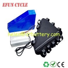 China For beach cruiser ebike High voltage 60V 25.6Ah Lithium ion triangle battery down tube rechargeable battery supplier