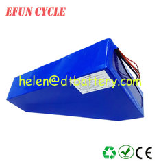 China For beach cruiser ebike 60V 28Ah Lithium ion triangle battery down tube rechargeable battery supplier